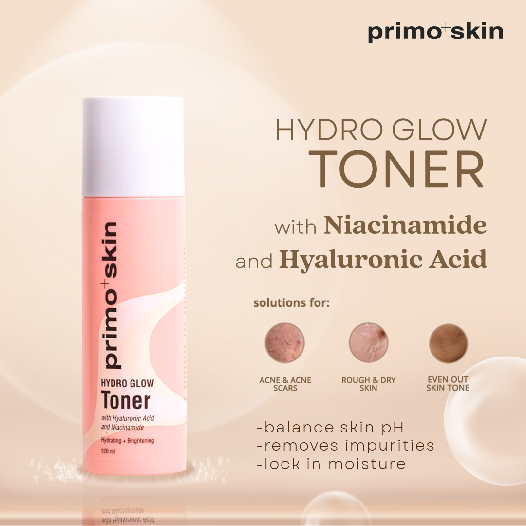 BUY 1 GET 1 Primo+Skin Hydro Glow Toner w/ Hyaluronic Acid and ...