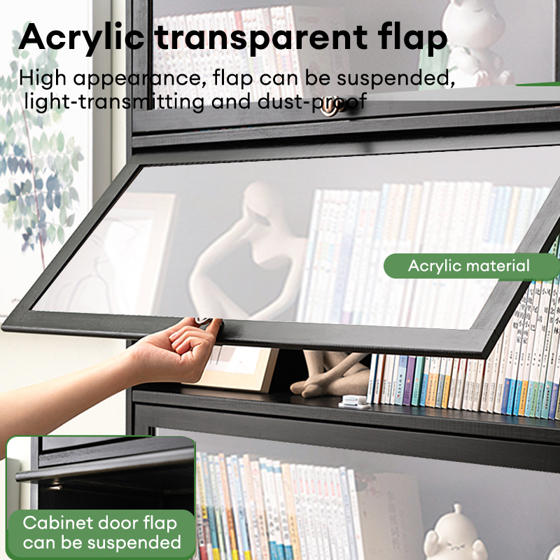 【On Hand】Dustproof Storage Cabinet Kitchen Dust Cabinet Rack Carbon ...