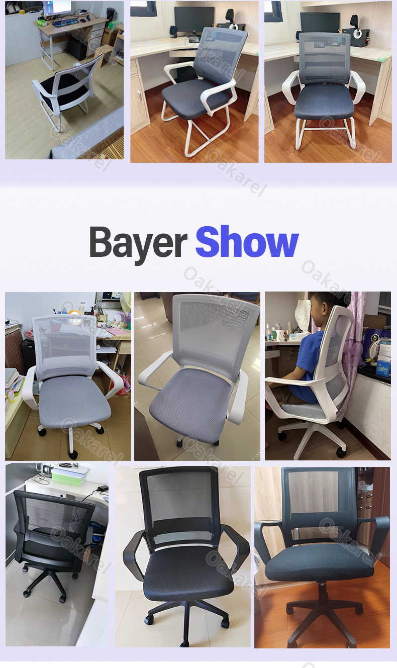 Office chair Computer Chair Korean Office Chair Mesh Ergonomics Chair ...