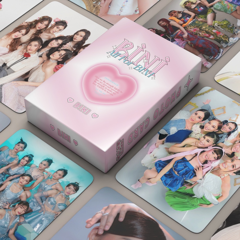 92pcs Bini Lomo Card Photo Card Holographic Photocards Jollibini Aiah Mikha Sheena Lomo Cards