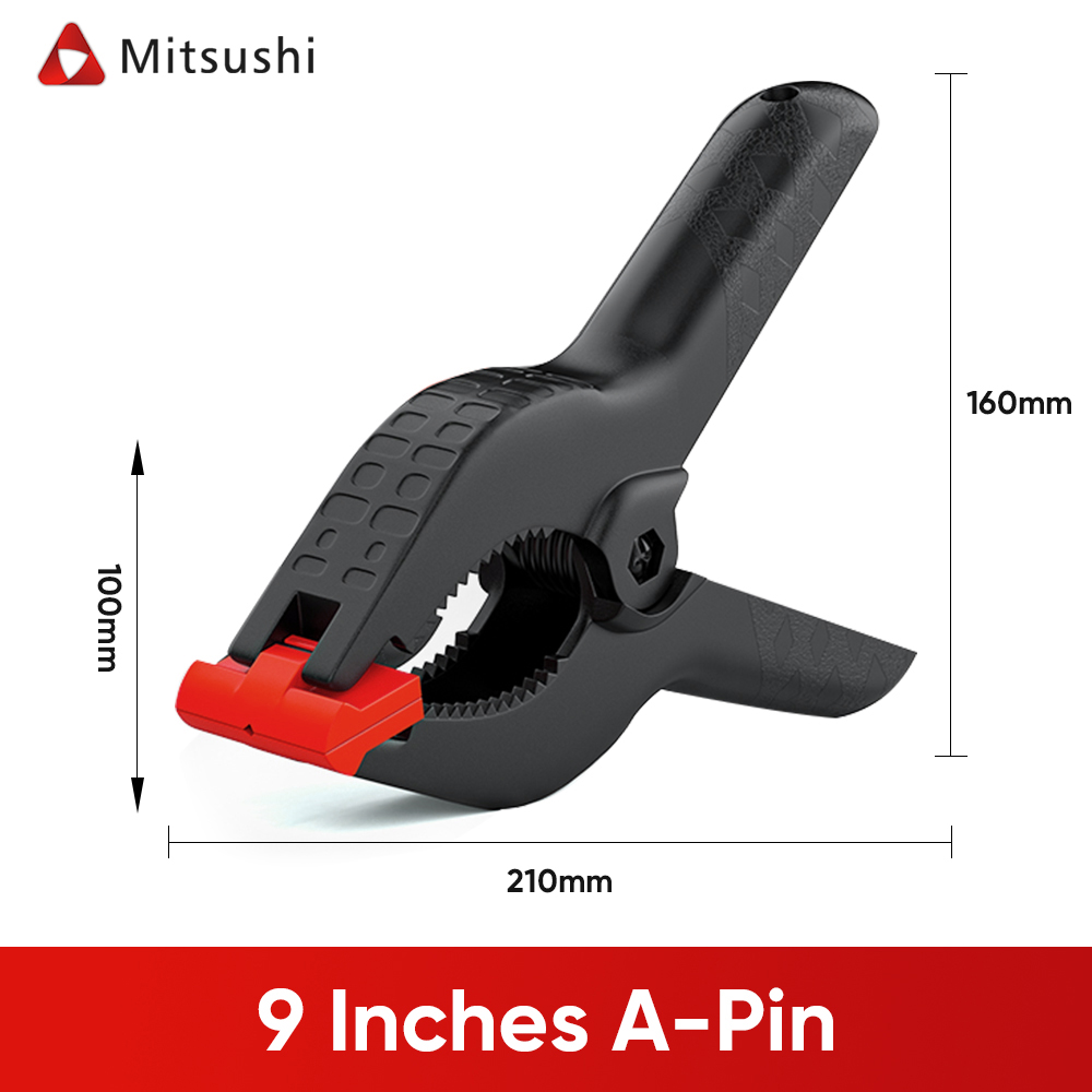 Mitsushi 2"/3"/4"/6"/9" Nylon Spring Clamp Carpentry DIY Photography ...