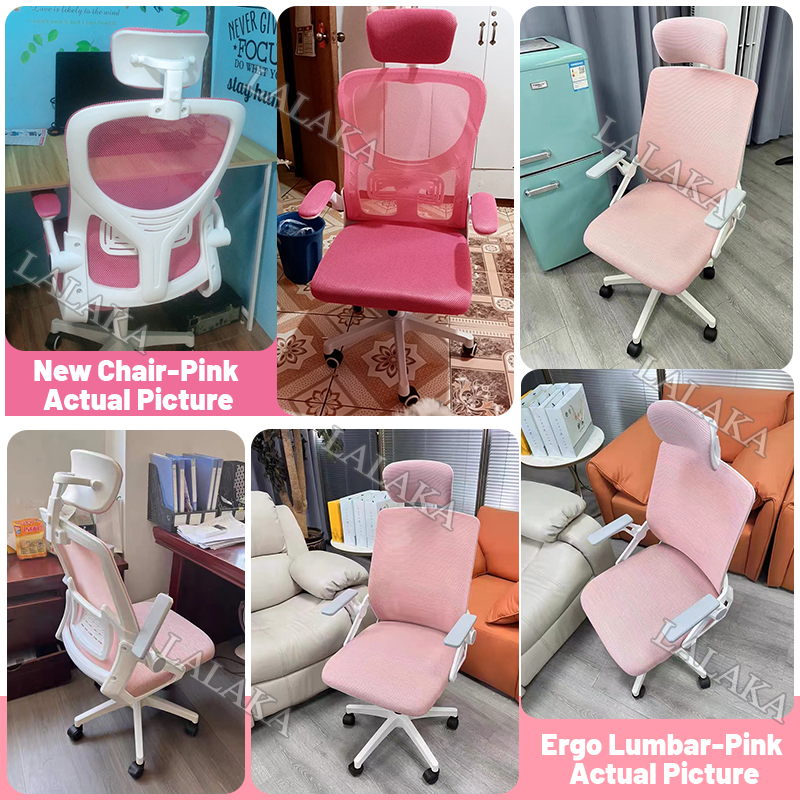 Computer Chair Pink Mesh Office Chair Ergonomics Chair Gaming Chair ...