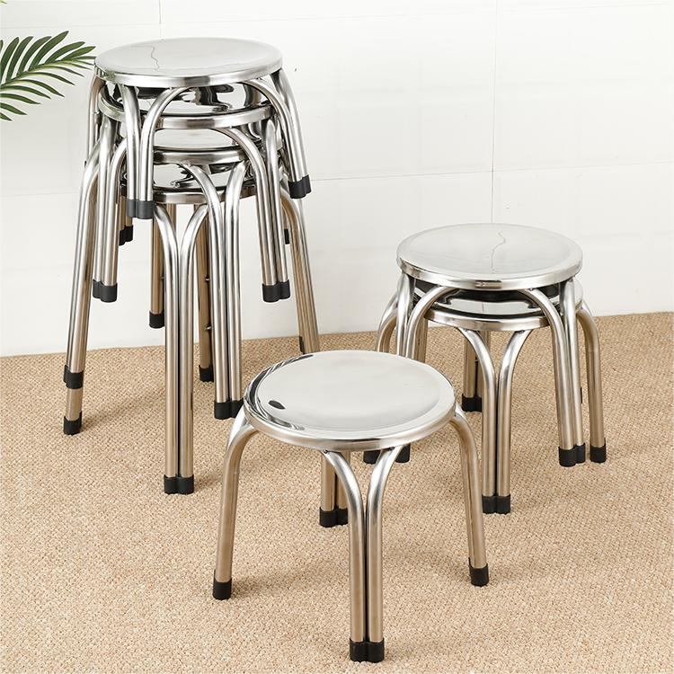 Metal chair metal stool Metal round chair Stainless steel stool dining ...