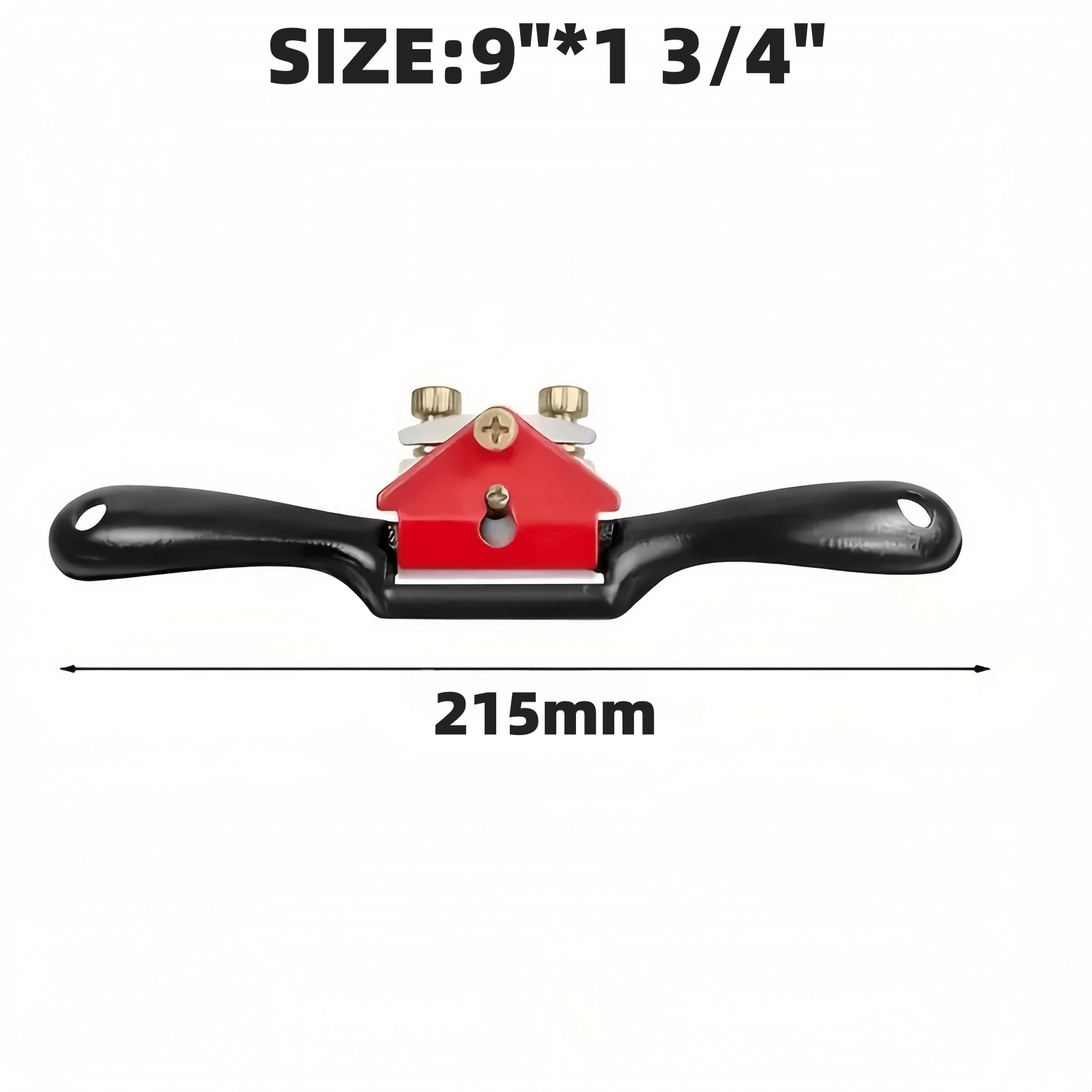 9/10" DIY Planer Adjustable Metal Blade Cutting Edge,Spoke Shave Wood Planers Woodworking Hand ...