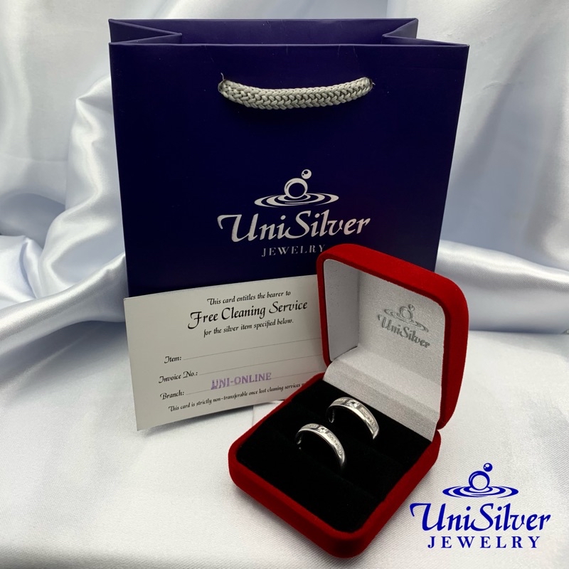 Unisilver 925 Sterling Silver Wedding Band Ring (CRS01) SOLD PER PIECE ...