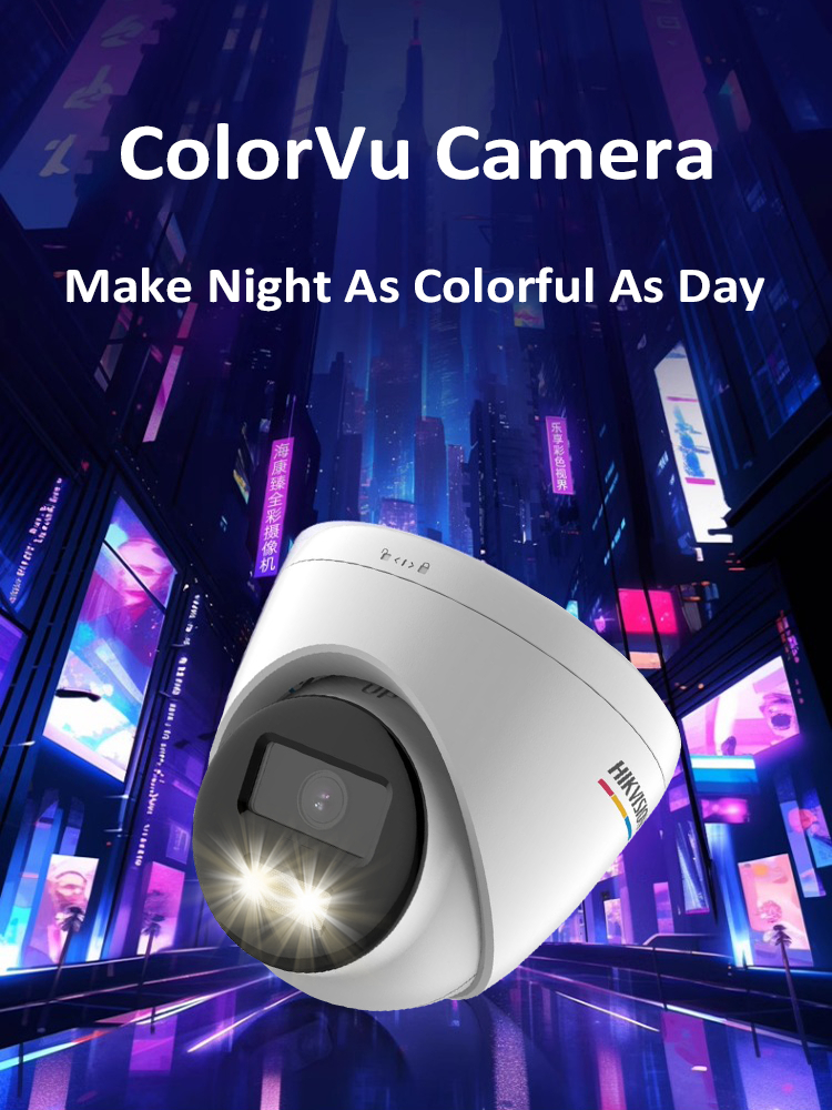 Hikvision IP Camera 2MP 4MP HD Full-color Turret Network Camera With ...