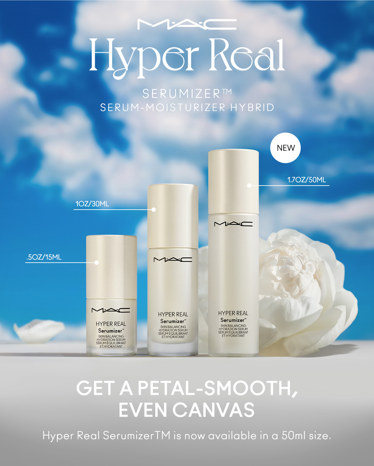 MAC Hyper Real Serumizer - Hydrating Serum Moisturizer Face Primer ...