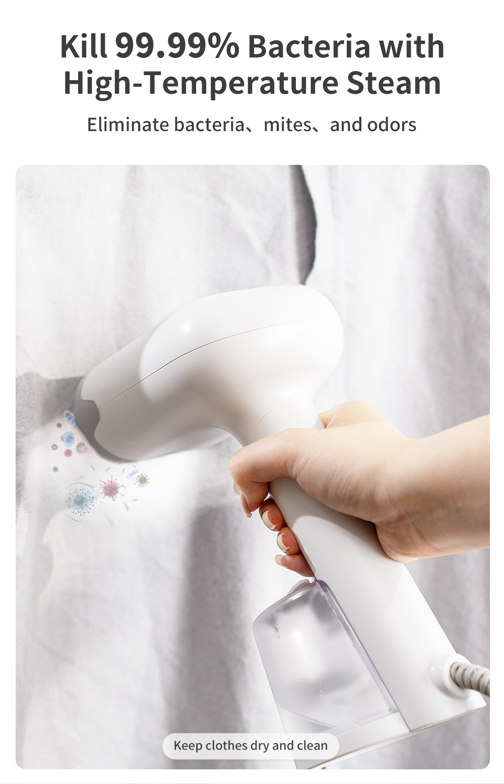 Simplus Garment Steamer Handheld Water Tank 280ml | Shopee Philippines