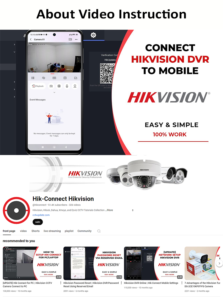 Hikvision CCTV 4K NVR Face Detection H.265 Motion Detect Video Recorder ...