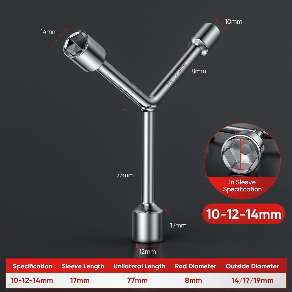 Mitsushi Y-Triangle Socket Wrenches set for Motorcycle Repair tools ...