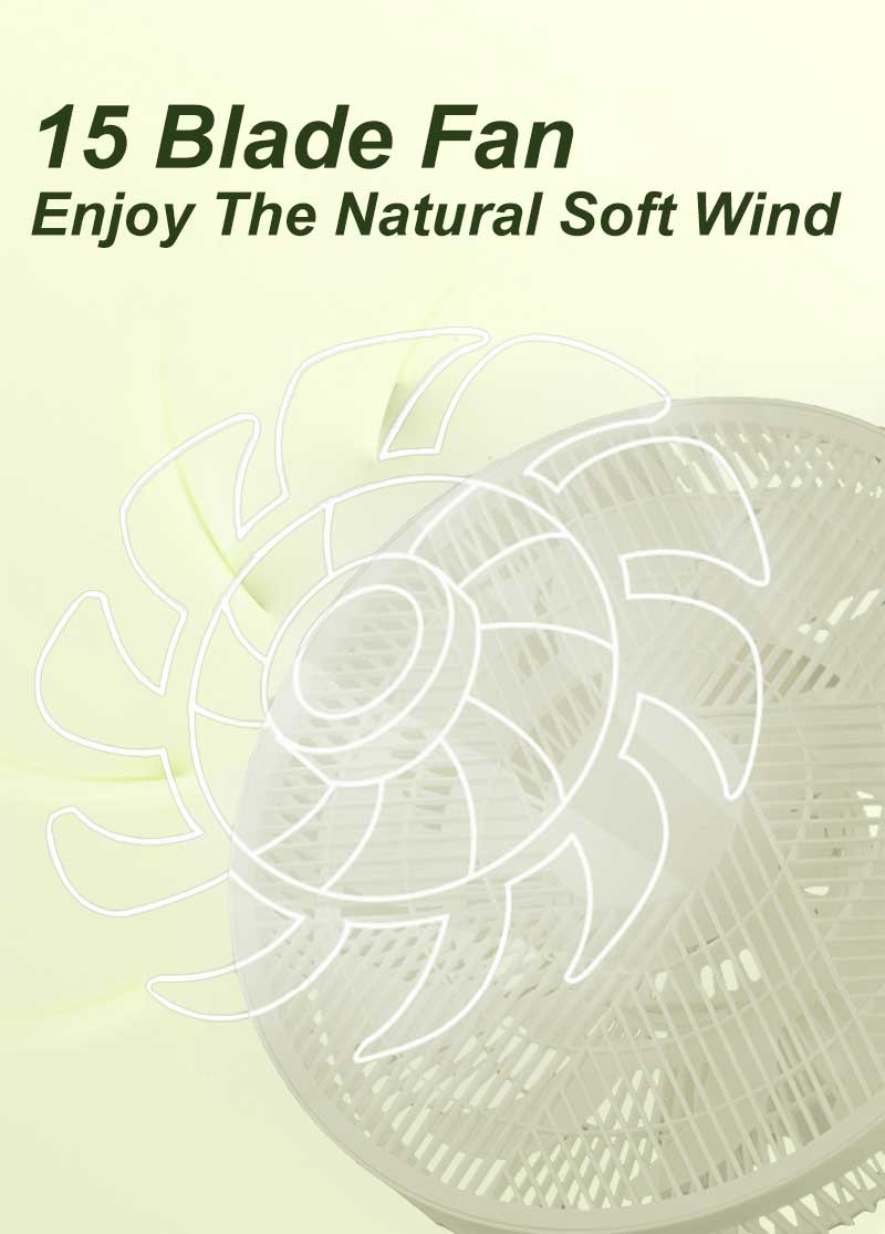 KANAZAWA Electric Stand Fan White With Remote Control 3-Gear Strong ...