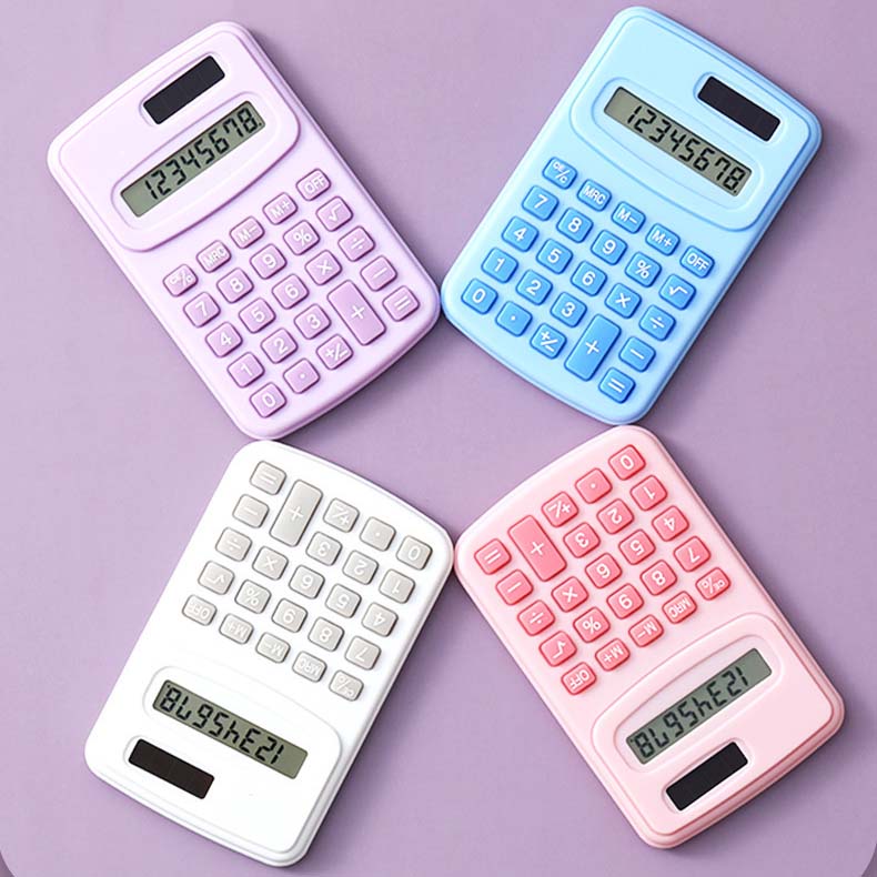Portable Calculators For Students Cute Digital Calculators Extra Long ...