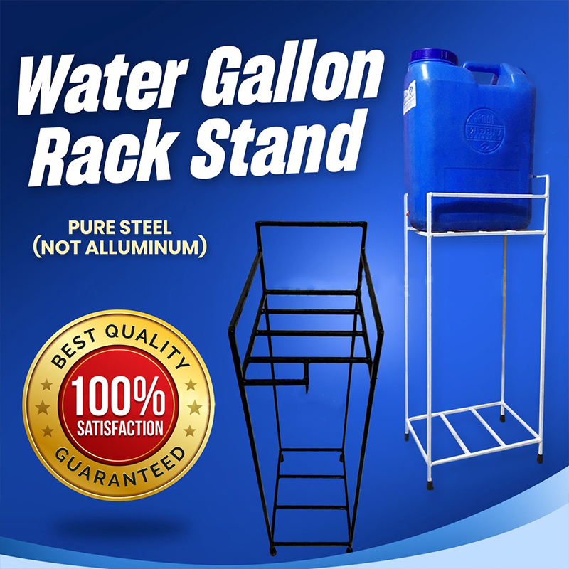 3 Layer Water Rack Stand Water Container Rack Stand Metal Water Gallon ...