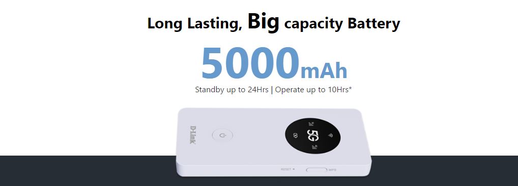 D-link DWR-U2000 WIFI5 5G Mobile WIFI Dual-Band nano sim 5000mAH | 5G ...