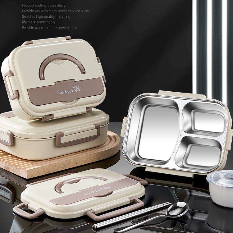 Lunch Box 304 Stainless Steel Insulated Lunch Box Microwave lunch box ...