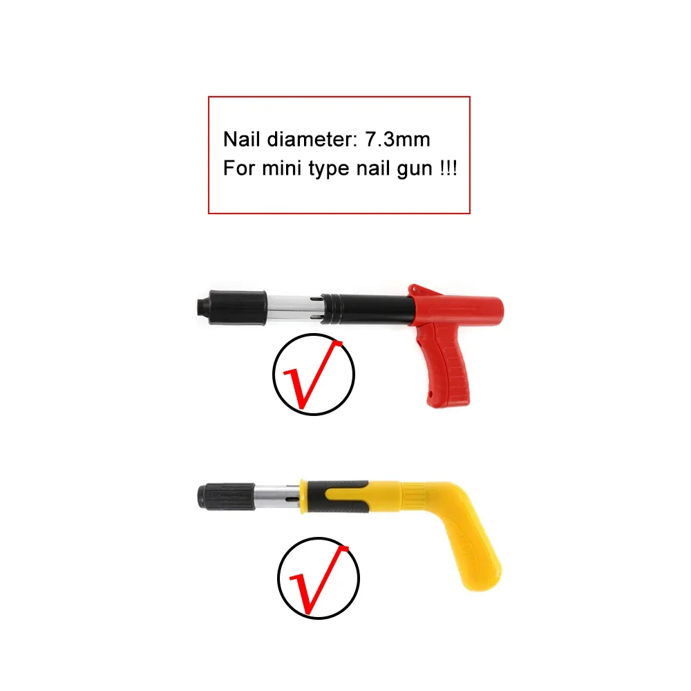 Steel Nails 100Pcs Round Nails Fastener Nails for Gun Rivets Clamp ...