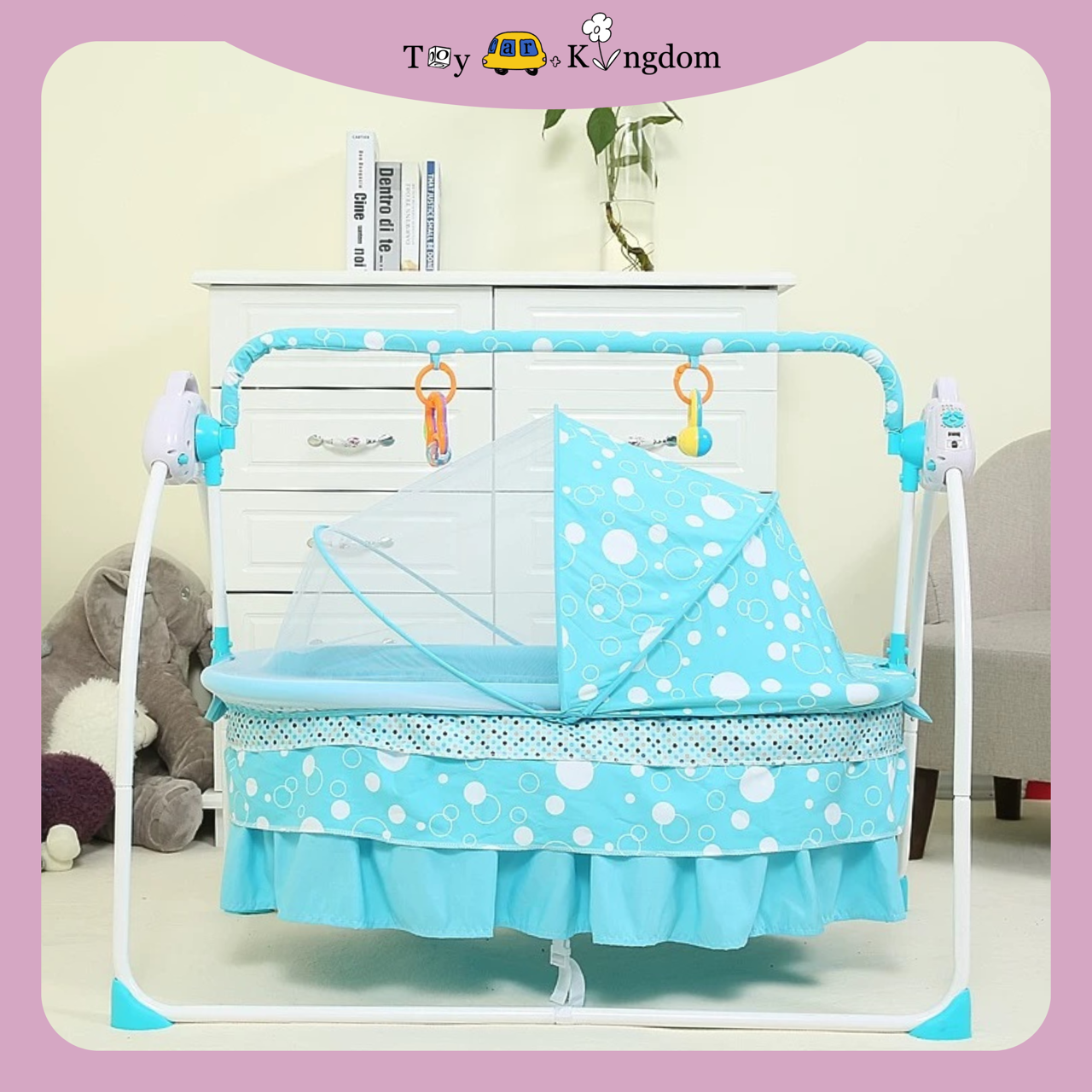 Baby Kid Rocker/Rocking Bed With Toys,Remote control,Portable,Baby Bed ...