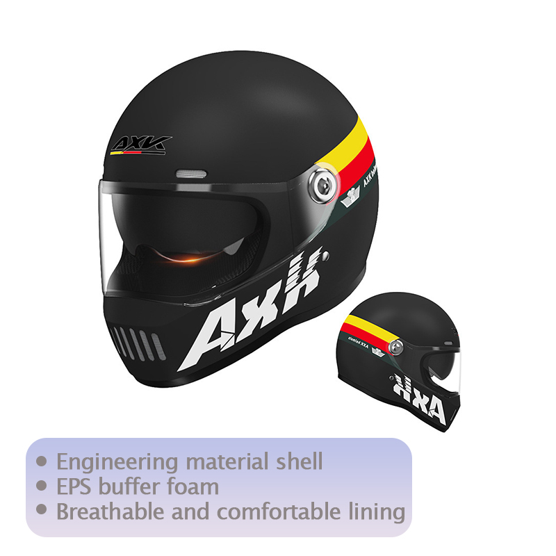 AXK 901 Double Miorr Motorcycle Full Face Helmet With ICC Sticker ...