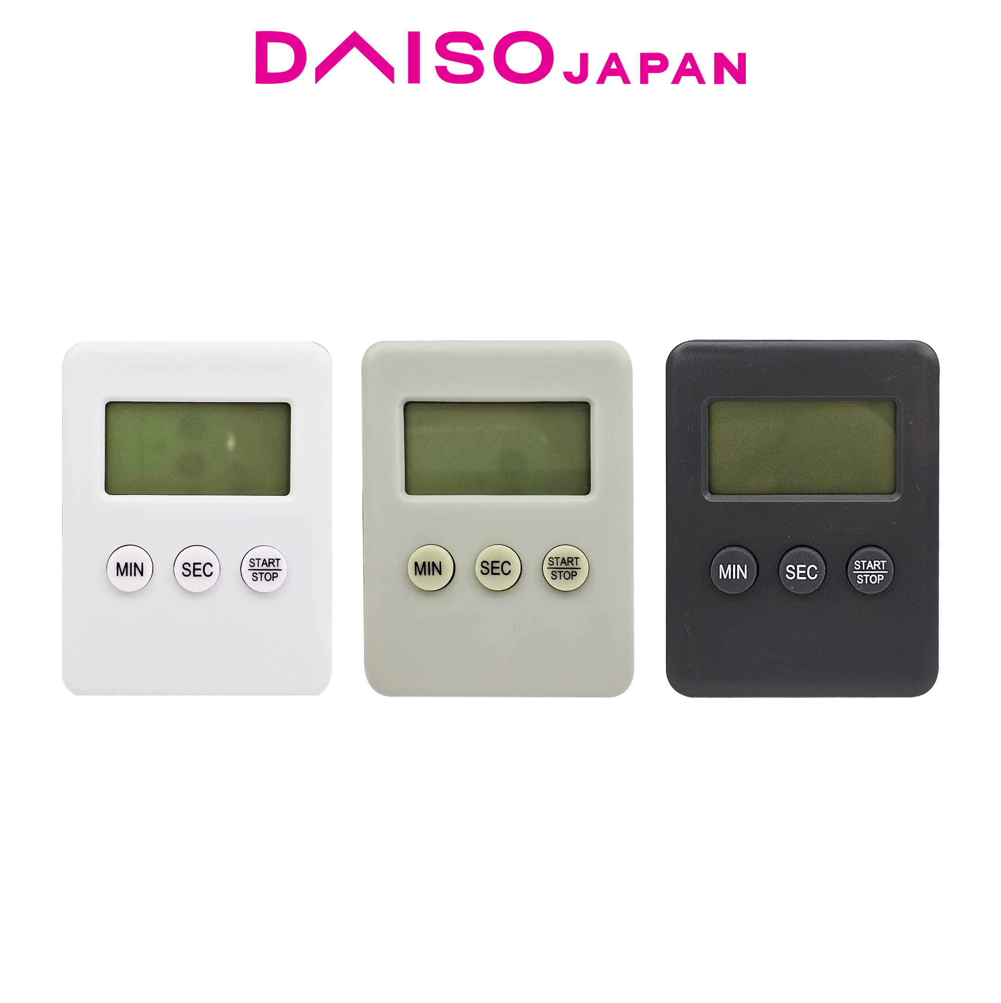 Daiso Kitchen Timer in Monotone Colors | Shopee Philippines