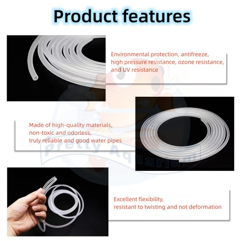 1m Aquarium Oxygen Hose per meter Air Hose Fish Tank Bubble Stone Air ...