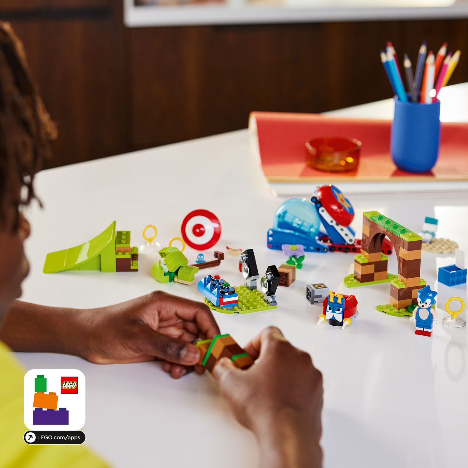 LEGO Sonic the Hedgehog 76990 Sonic’s Speed Sphere Challenge Building ...