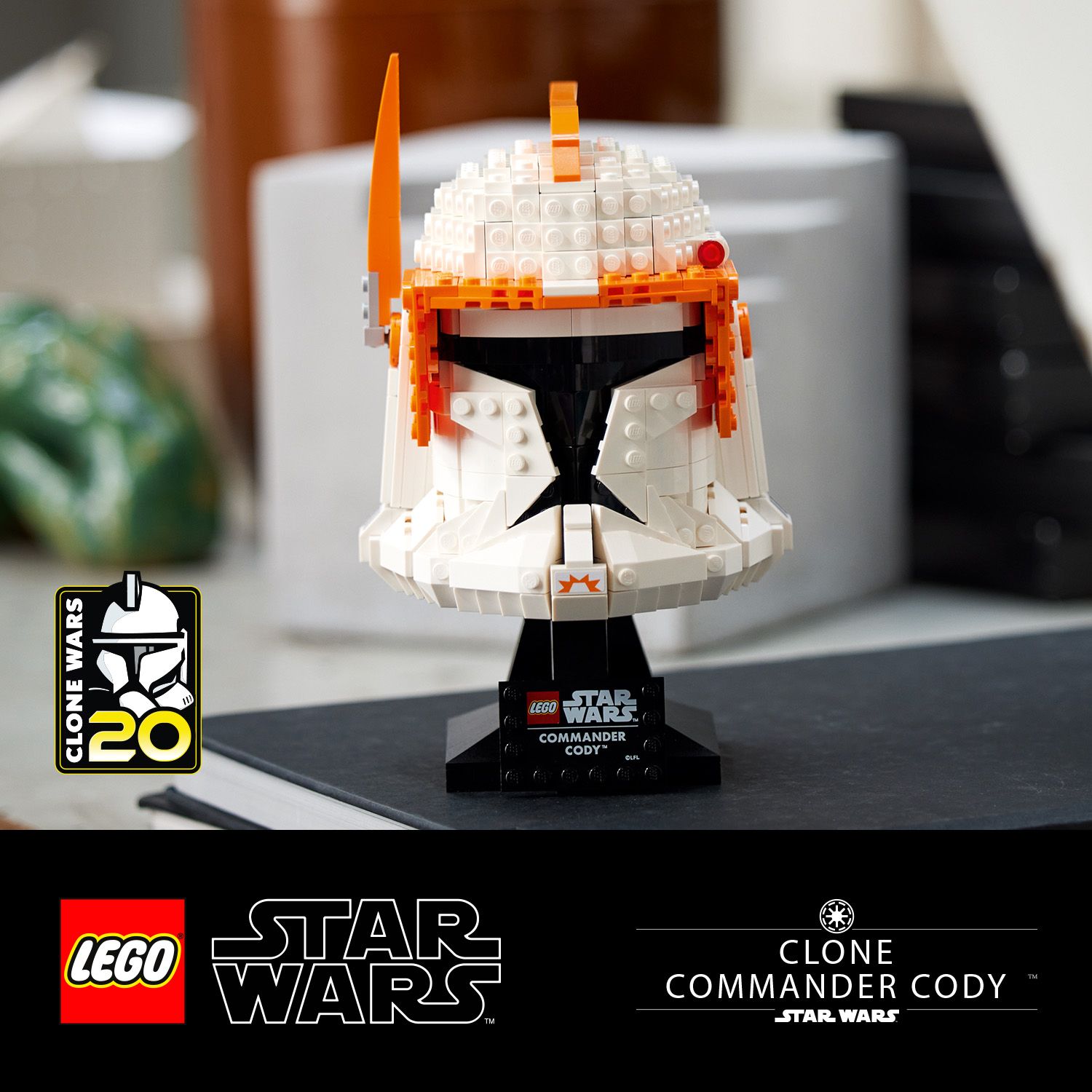 LEGO Star Wars 75350 Clone Commander Cody Helmet Building Toy Set (766 ...