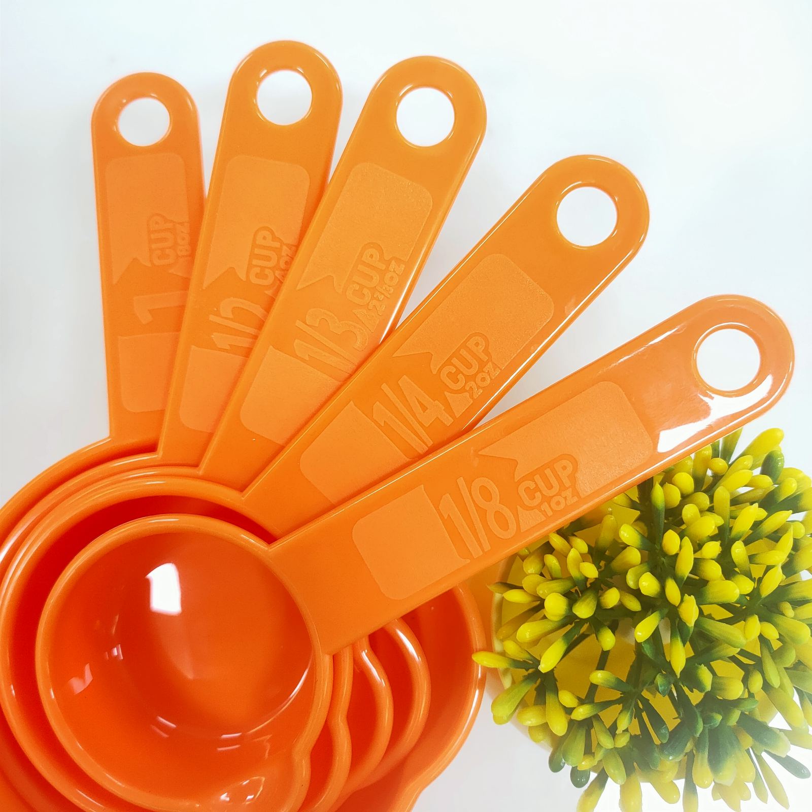 5-PIECES MEASURING CUPS SPOON SET BAKING SUPPLIES KITCHEN UTENSILS ...