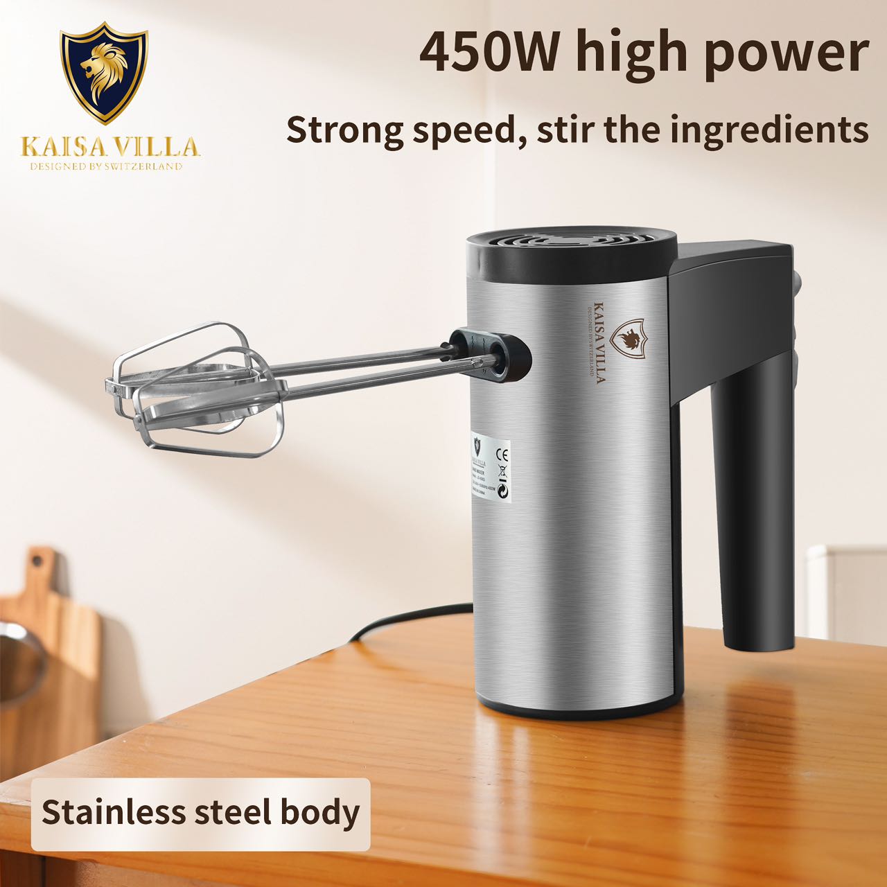 KAISAVILLA Hand Mixer for Baking Electric Stand Whisk Electric 7 Speeds ...