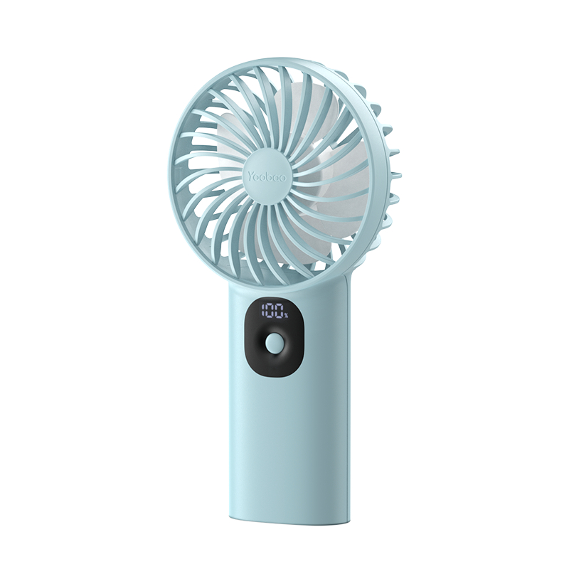 Yoobao F3PL Mini Rechargeable Hand Held Style Fan with 4-Blades Design ...