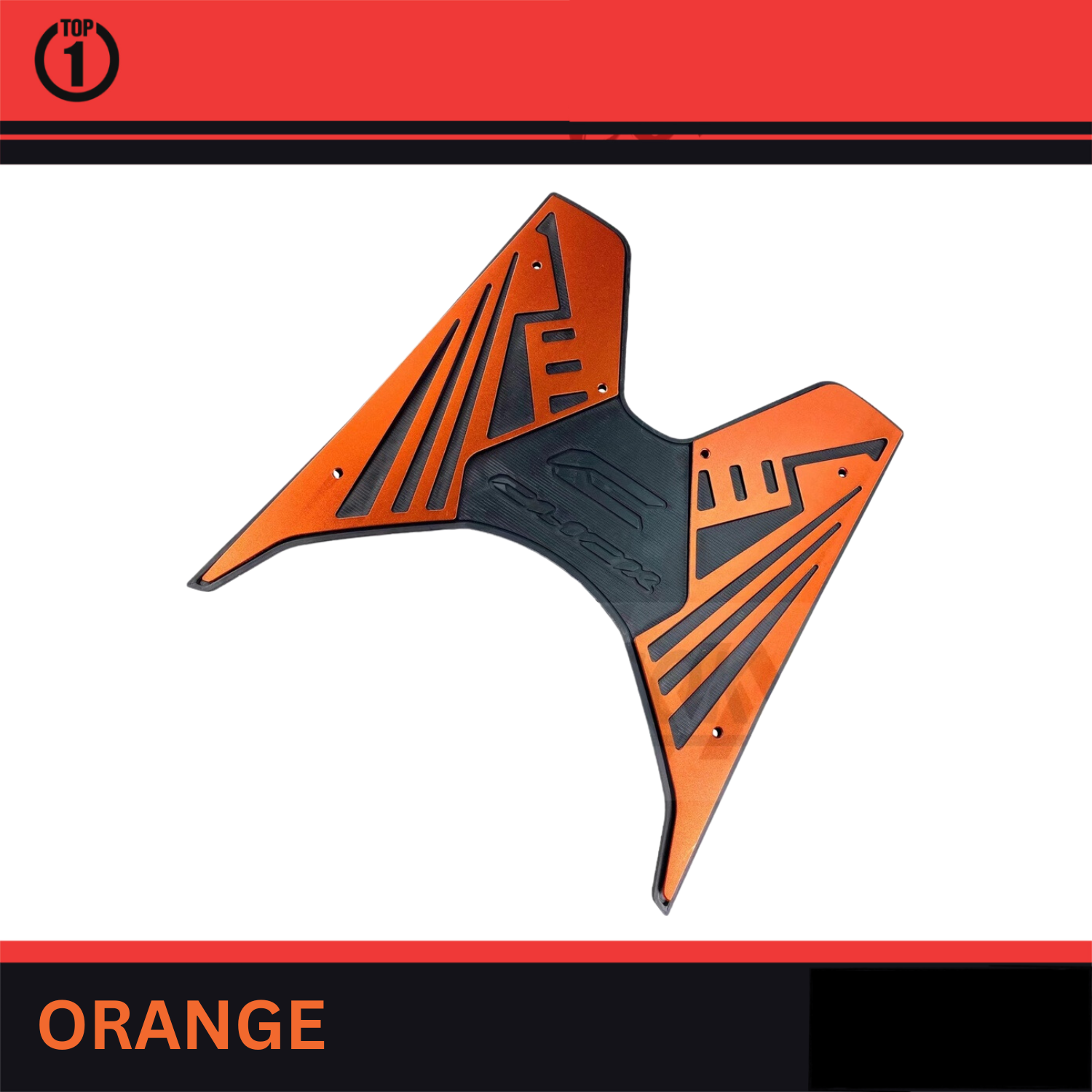 Top1 PH Alloy Matting Footboard Set For HONDA CLICK V2 125i 150i ...