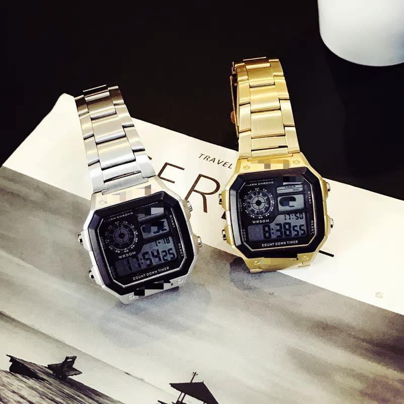 New Modern Japan Vintage Style Men's Unisex Watch Relo Led Light ...