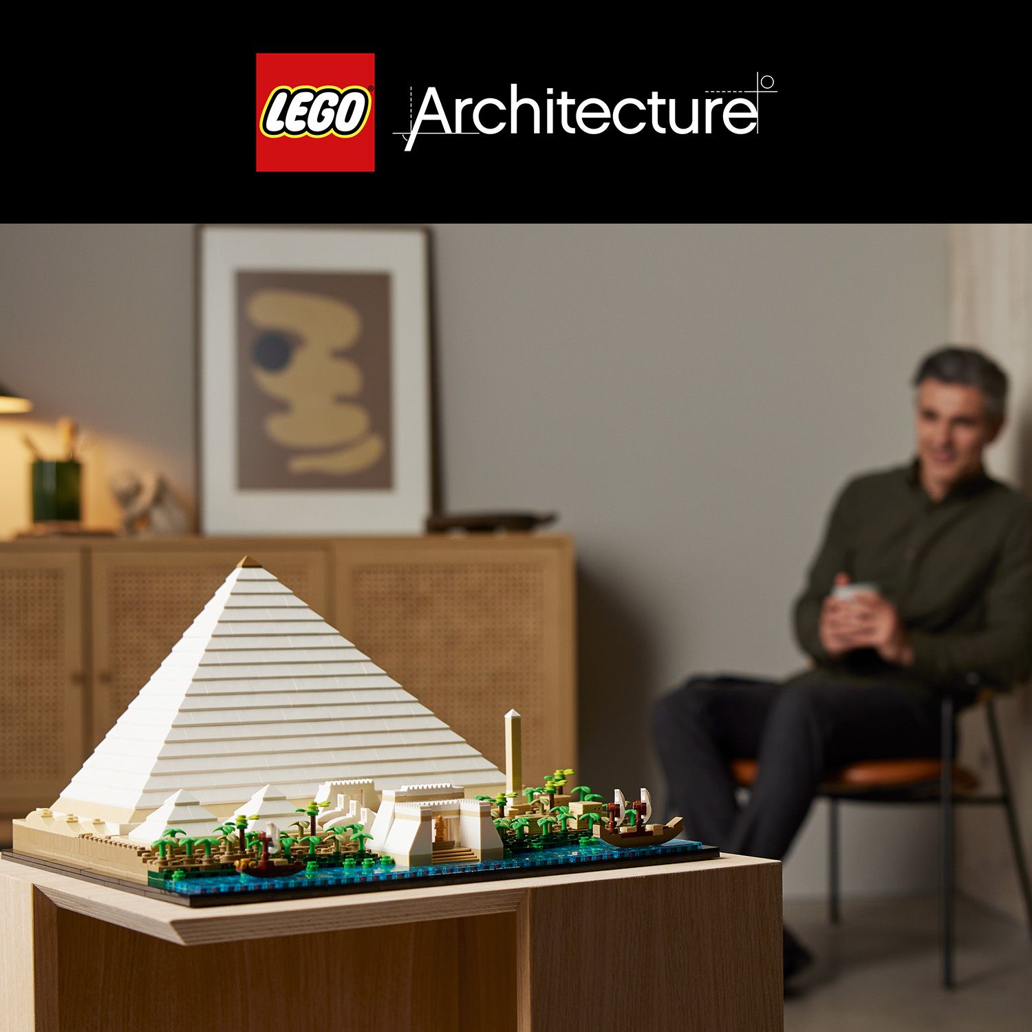 LEGO Architecture 21058 Great Pyramid of Giza Building Kit (1 , 476 ...