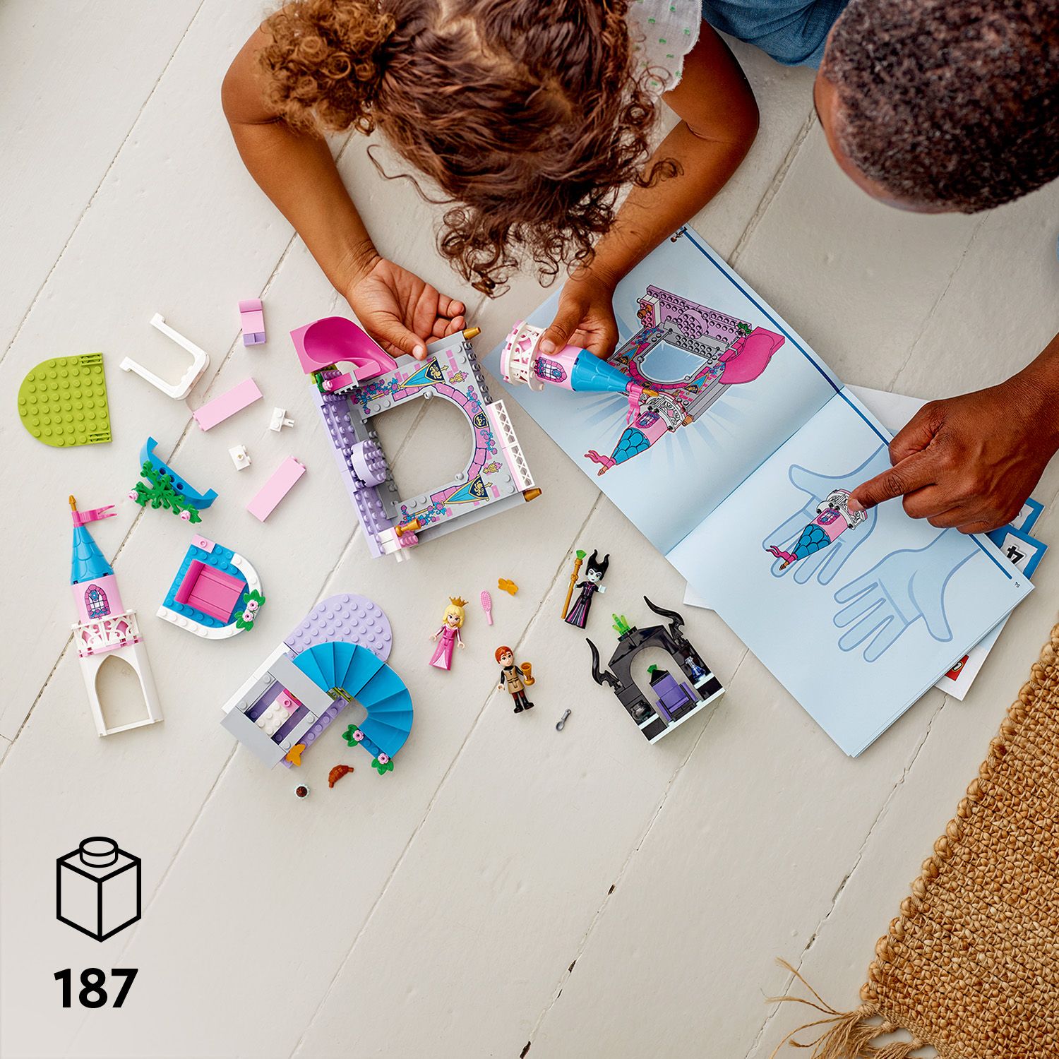 LEGO® Disney Princess 43211 Aurora's Castle, Age 4+, Building Blocks ...