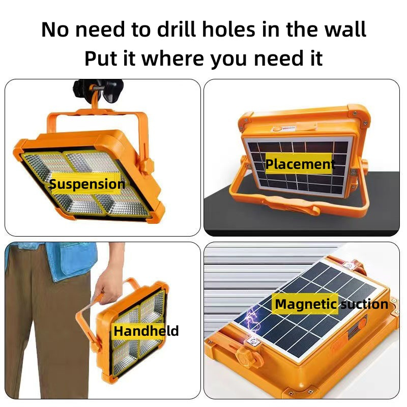 ASL Solar Emergency Light Solar Flashlight Rechargeable Outdoor ...