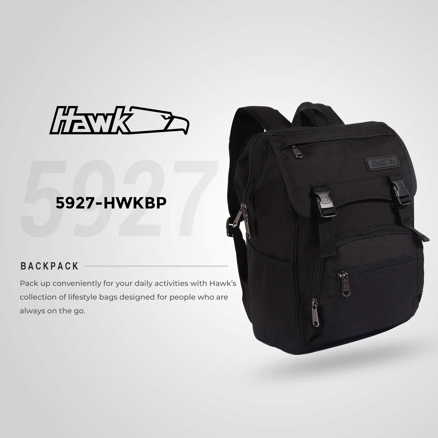 Hawk 5927 Lifestyle Backpack | Shopee Philippines