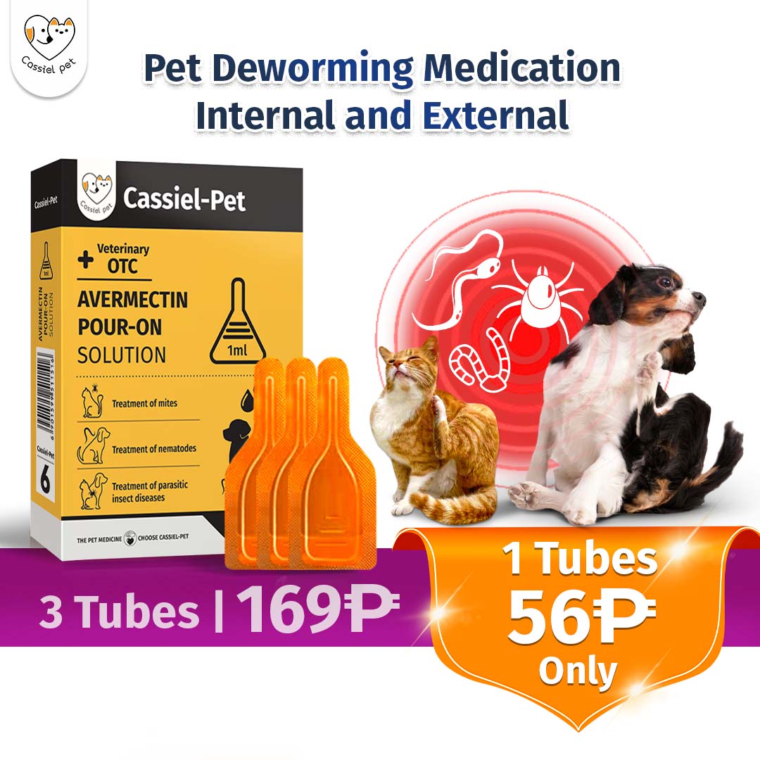 Cassiel Pet Tick and Flea Spot Treatment for Cat & Dog Anti-Flea Anti ...