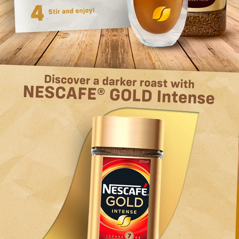 Nescafe Gold Intense Instant Coffee 100g | Shopee Philippines