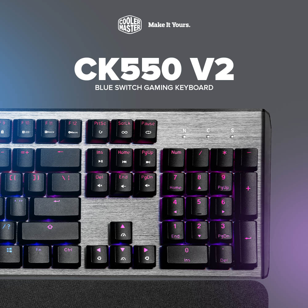 EasyPC| COOLERMASTER CK550 V2 Mechanical Gaming Keyboard| Blue Switch| RGB| | Shopee Philippines