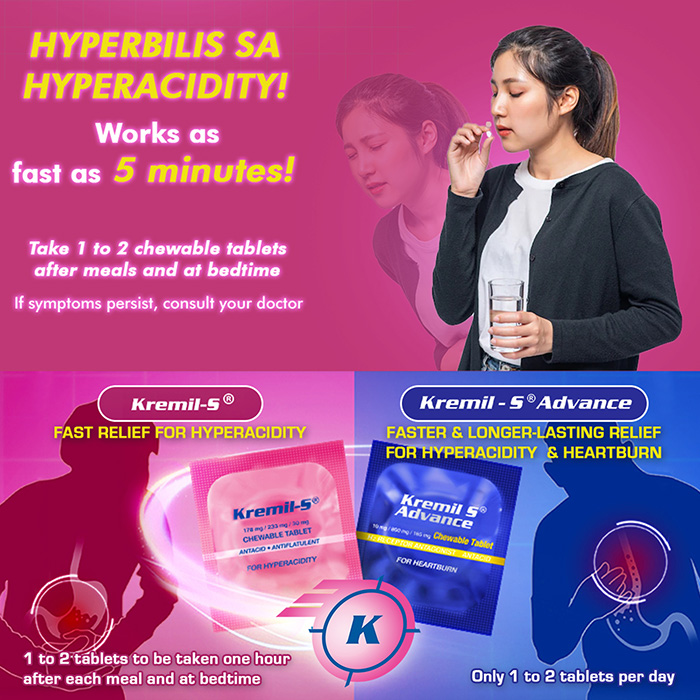 Unilab Kremil-S 4 Tablets - Antacid for Fast Relief from Hyperacidity ...