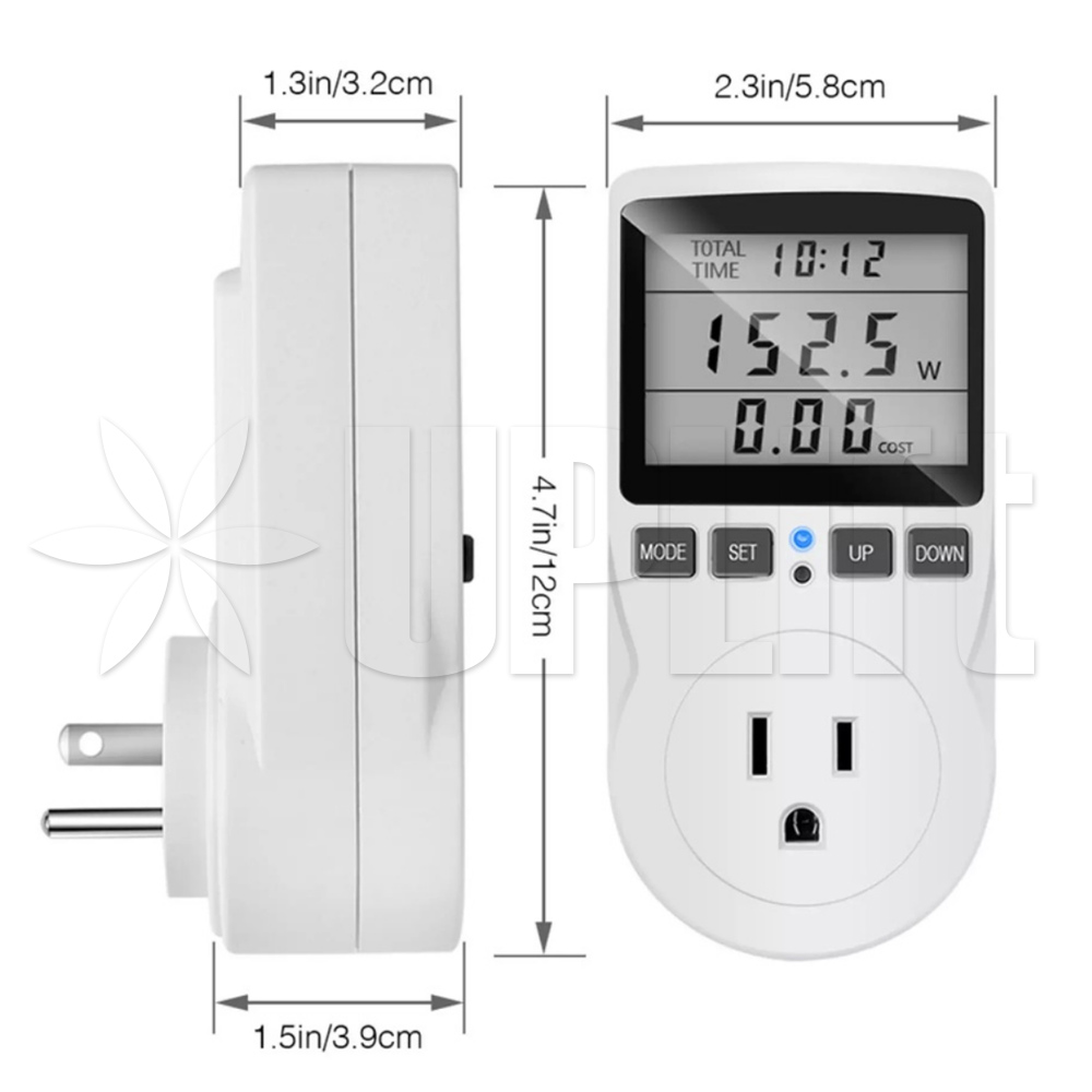 UPLift Digital Power Reader Meter Wattmeter Electricity Monitor w ...