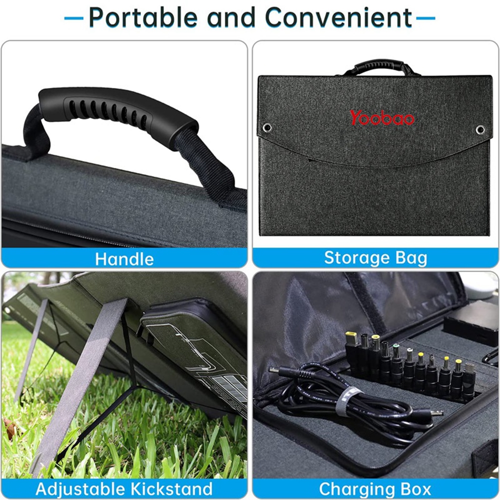 Yoobao Water Proof Foldable Bag Design Solar Panel 100W 18V IPX4 With ...