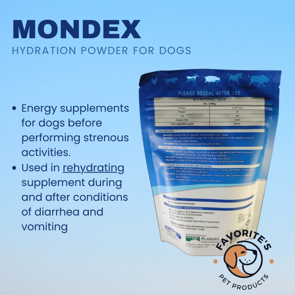 120g 360g Mondex Dextrose Powder Glucose Monohydrate All Stages Dog ...