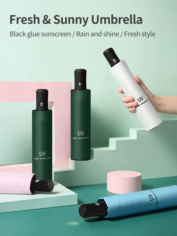 ICON UV Automatic Umbrella Sunscreen Eight Bone Umbrella Protection ...