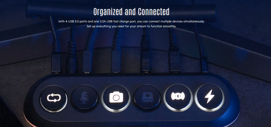 Streamplify Hub Deck 5 Port RGB USB Hub | Shopee Philippines