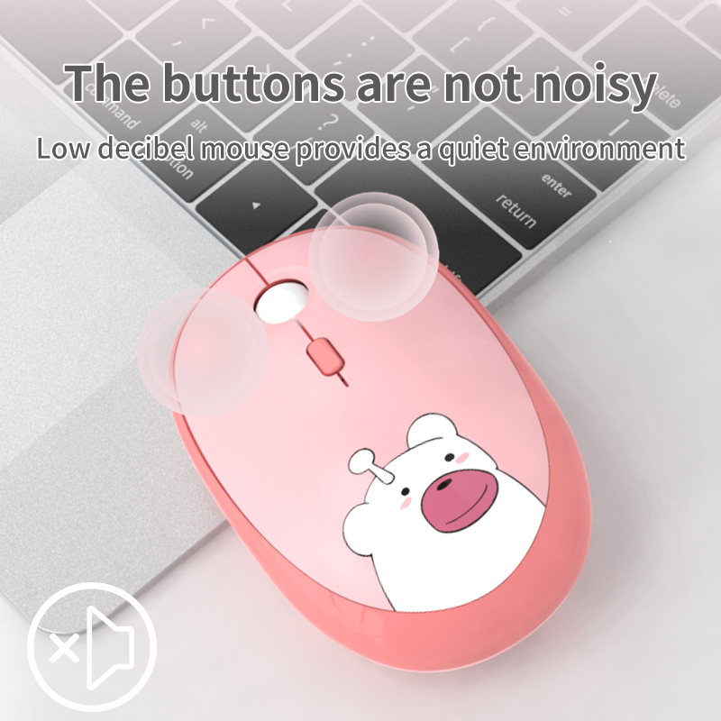 MOFii GEEZER M2 USB Receiver Wireless Silent Mouse Original Bear ...