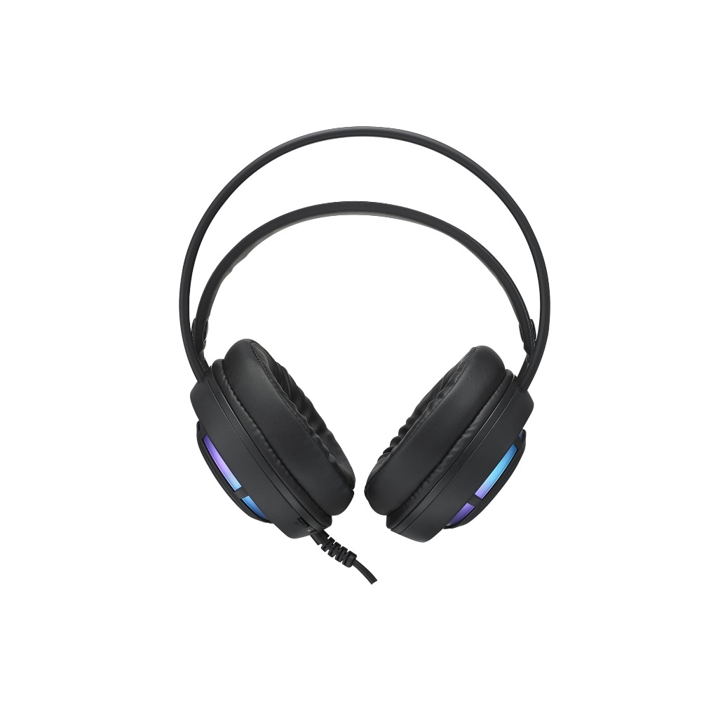 Rapoo VH110 RGB Gaming Headset with Mic 3.5mm Noise-Cancelling Wired Over Ear Headset with LED ...