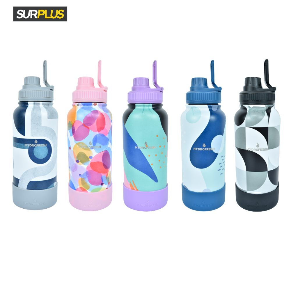 Surplus Hydrofresh Stainless Steel Tumbler with Sporty Handle 1L With ...