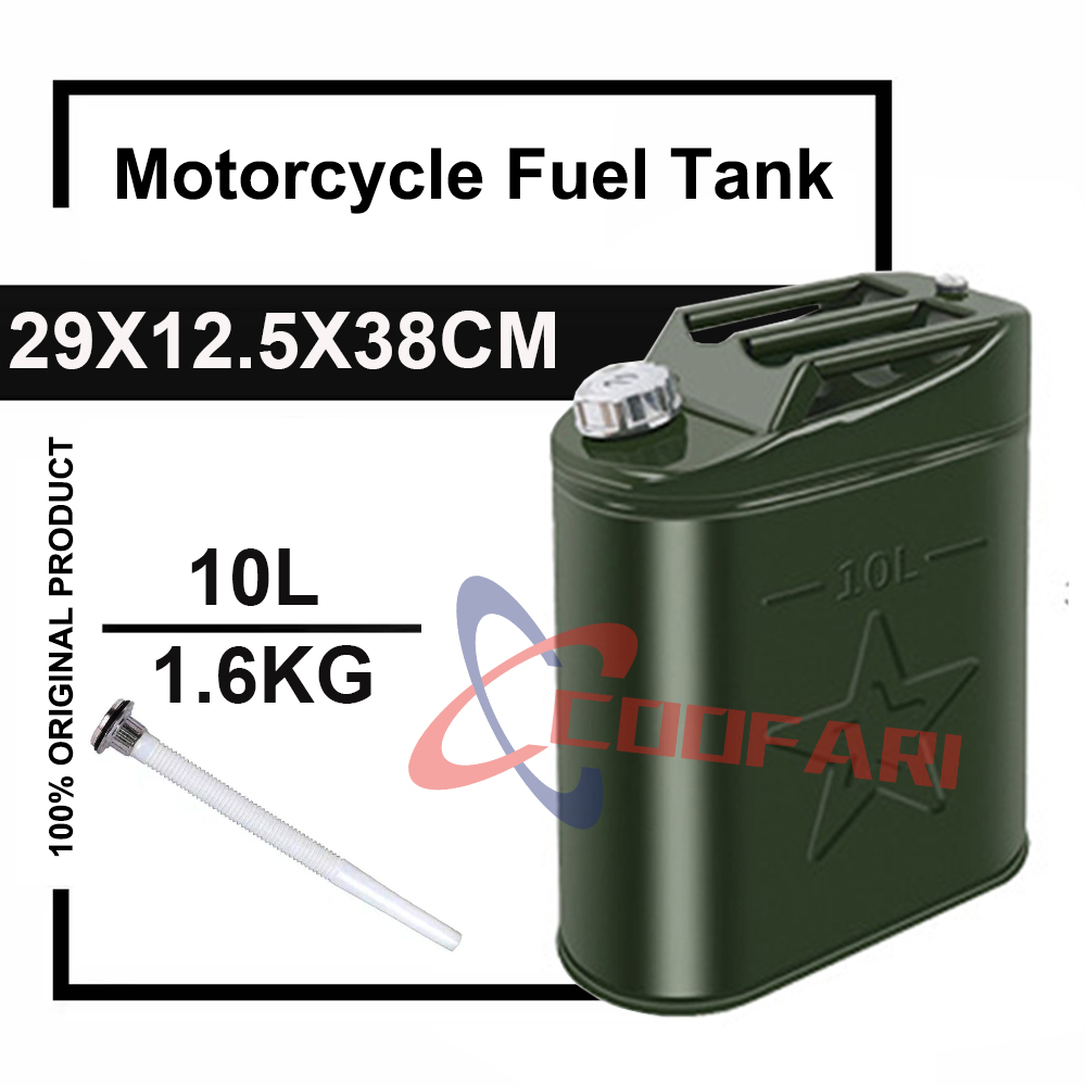10L/20L/30L Metal Car Motorcycle Petrol Gas Diesel Gasoline Fuel Can Jerry Can Tank Container ...