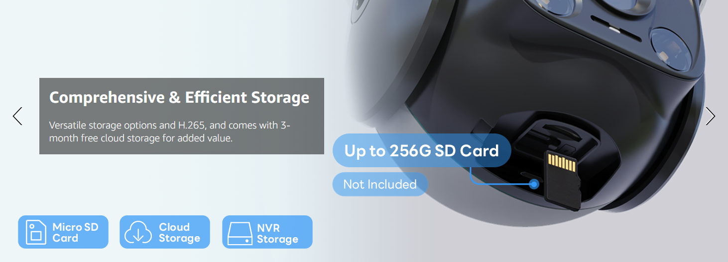 Tenda CH7 4MP QHD Outdoor Smart AI Full Color Security Wifi Camera ...