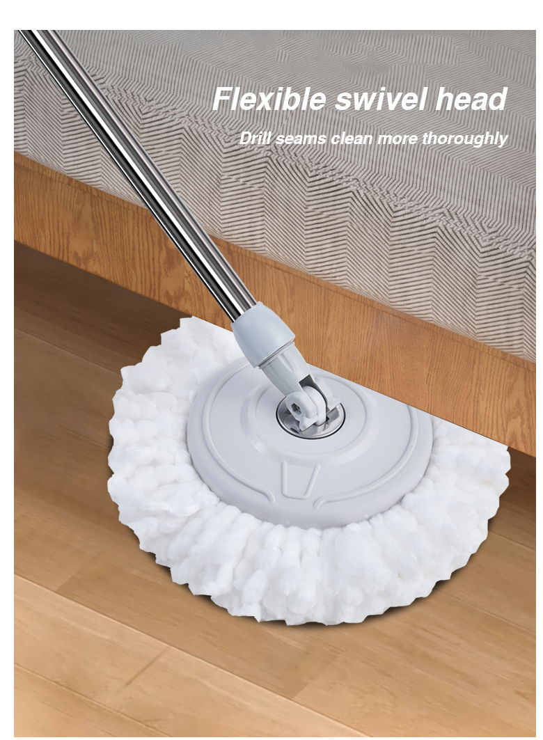 Mop With Spinner and Bucket Stainless Spinner 360 Easy Rotating Map ...
